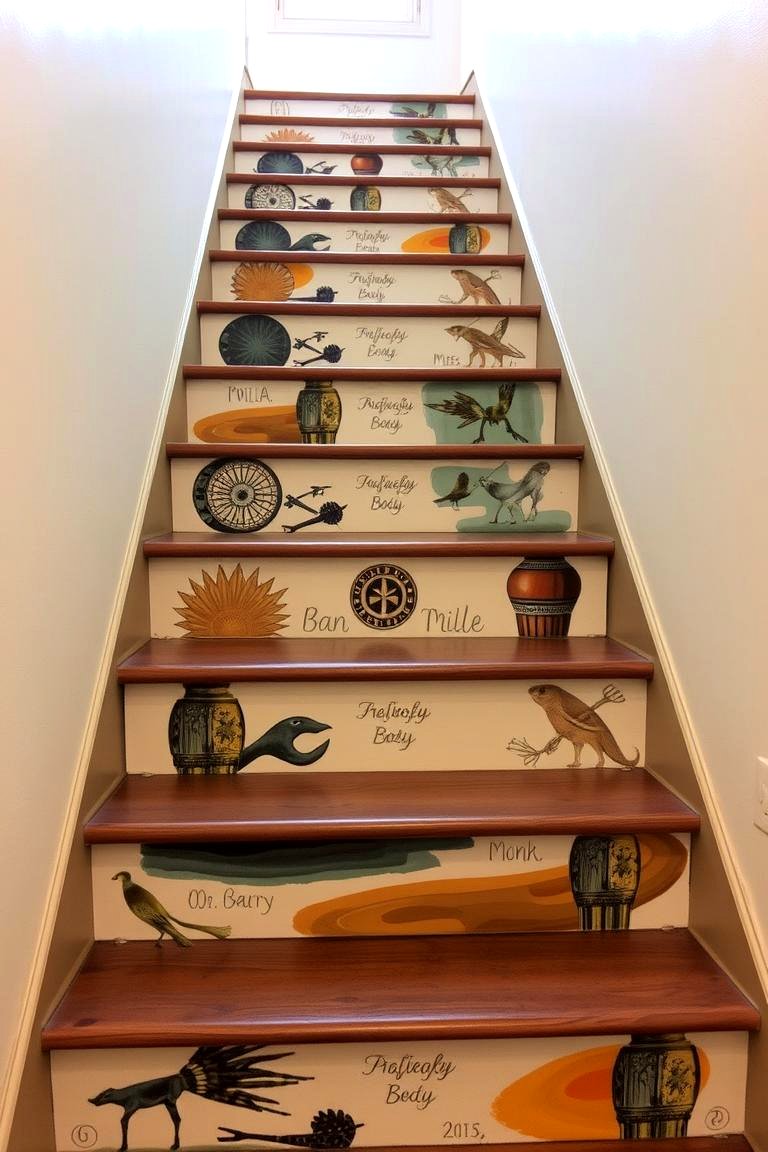 22 Painted Stair Ideas to Transform Your Staircase Design - Lost At E Minor