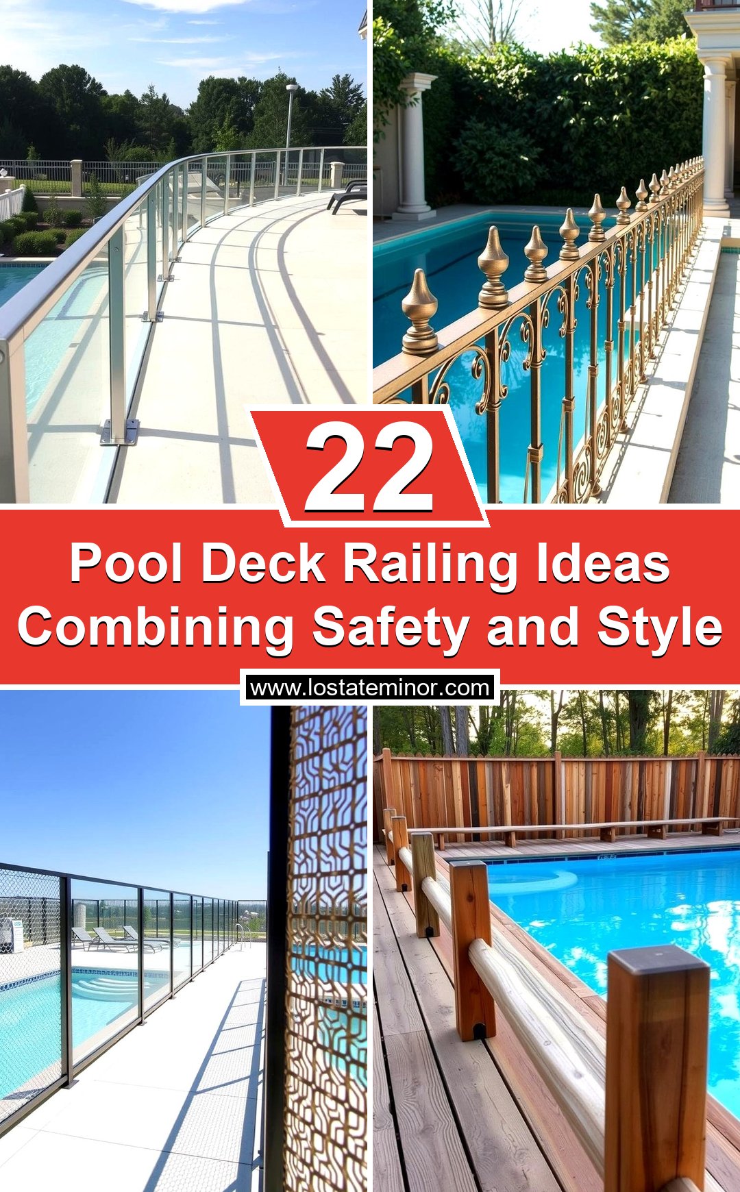 22 Pool Deck Railing Ideas Combining Safety and Style - Lost At E Minor