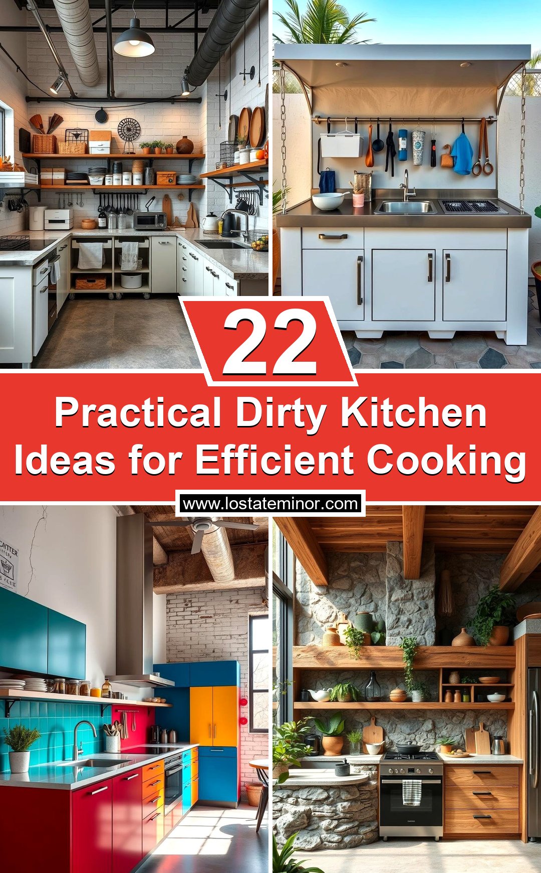 22 Practical Dirty Kitchen Ideas for Efficient Cooking - Lost At E Minor