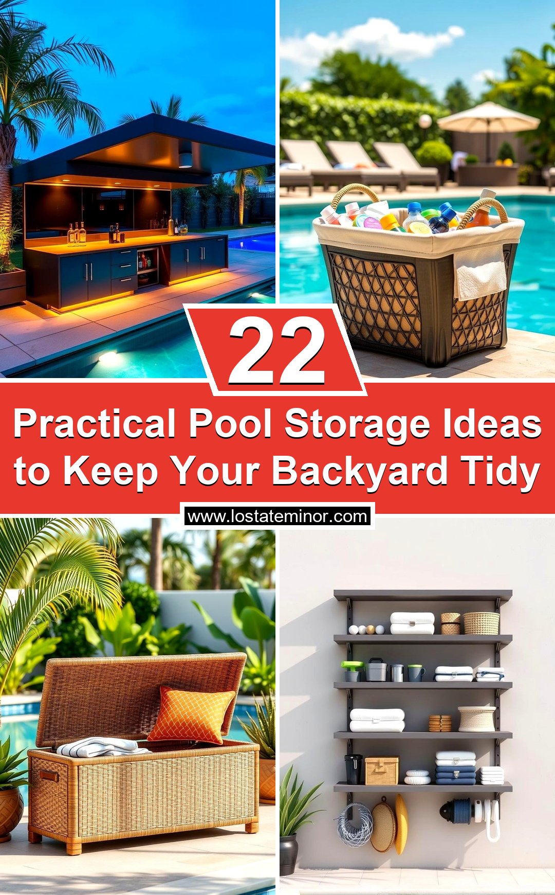 22 Practical Pool Storage Ideas to Keep Your Backyard Tidy - Lost At E ...
