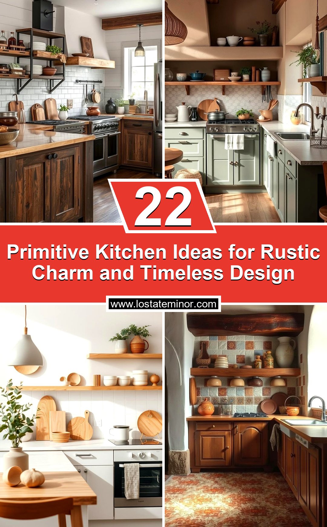 22 Primitive Kitchen Ideas for Rustic Charm & Timeless Design - Lost At ...