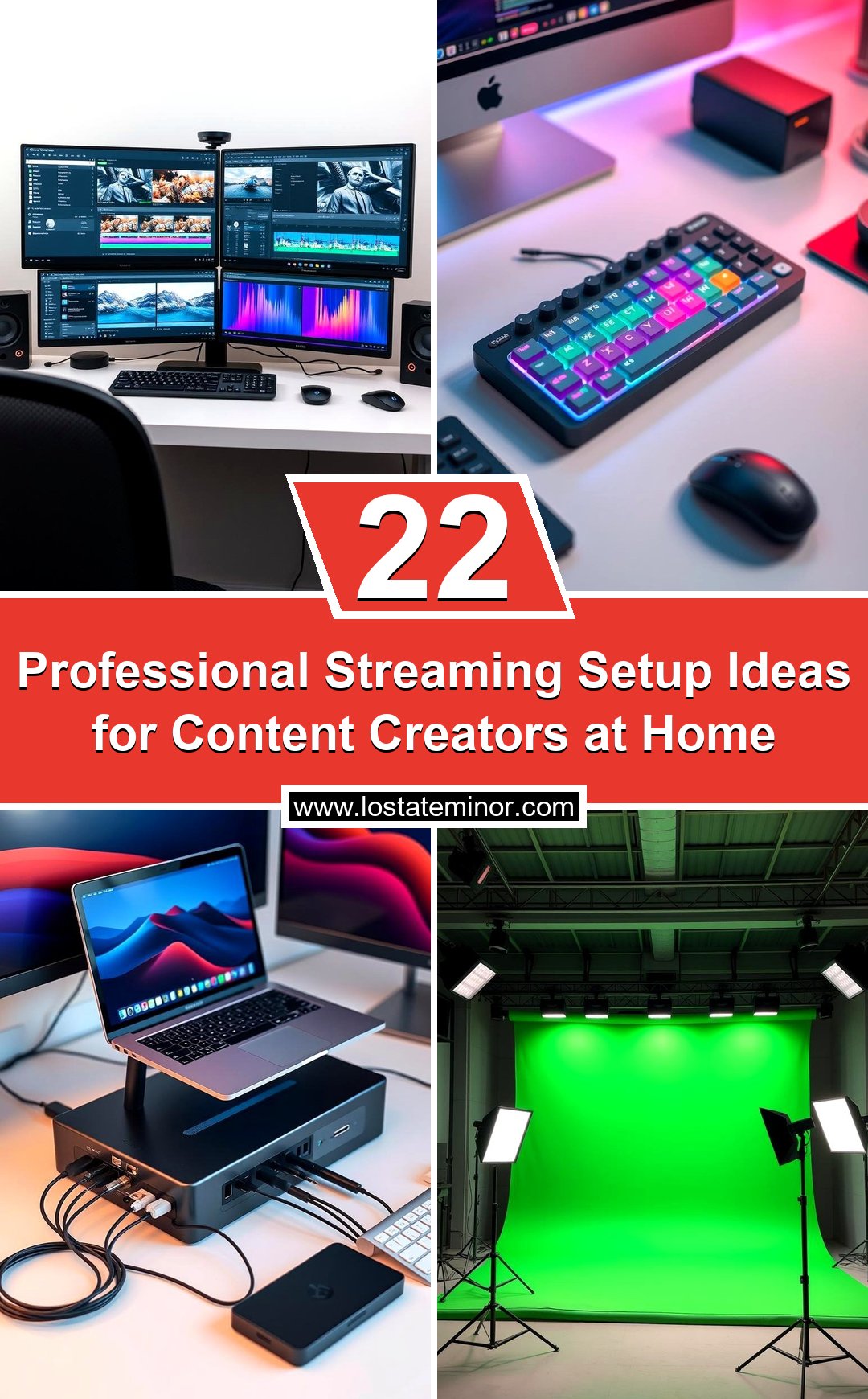 22 Professional Streaming Setup Ideas for Content Creators at Home ...