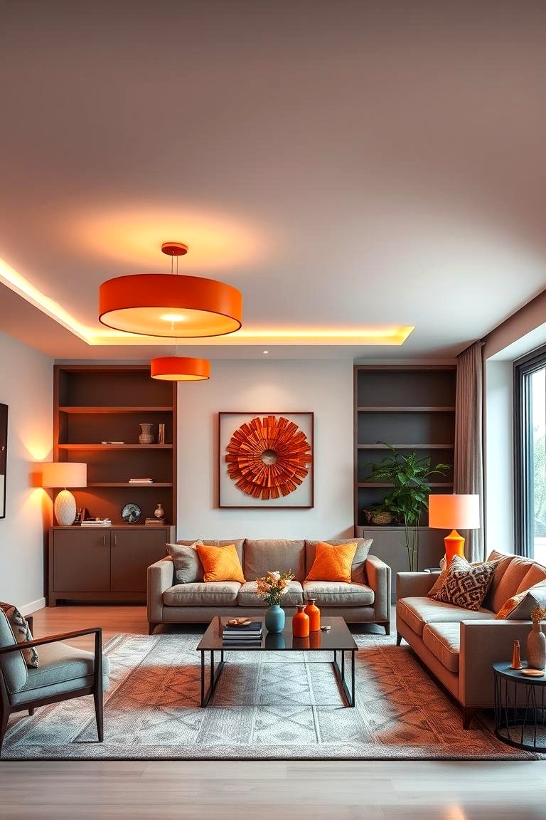 22 Inviting Burnt Orange Living Room Ideas for Cozy Vibes - Lost At E Minor