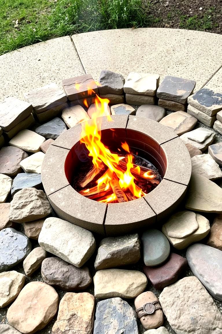 22 Stone Patio and Fire Pit Combinations for Cozy Outdoor Nights - Lost ...