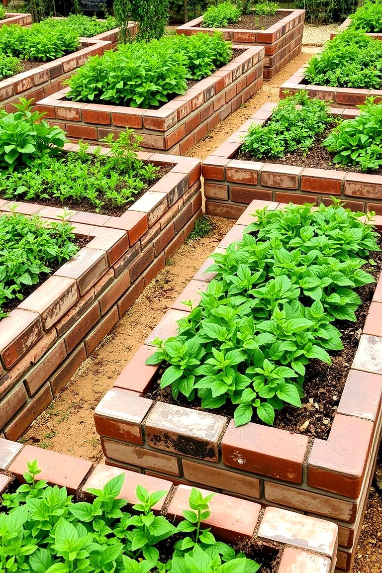 22 Brick Landscaping Ideas for Pathways and Garden Borders - Lost At E ...