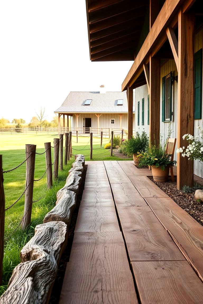 22 Charming Farmhouse Walkway Ideas for a Welcoming Yard - Lost At E Minor