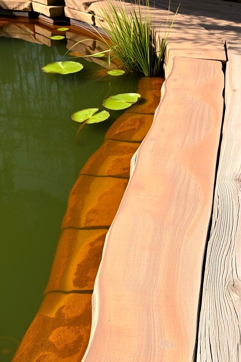22 Pond Edging Ideas to Define Water Garden Borders - Lost At E Minor