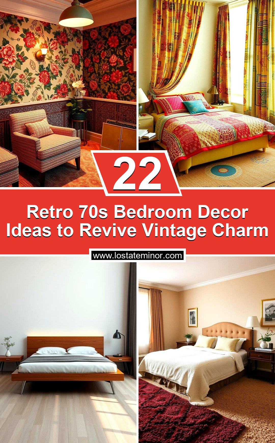 22 Retro 70s Bedroom Decor Ideas to Revive Vintage Charm - Lost At E Minor