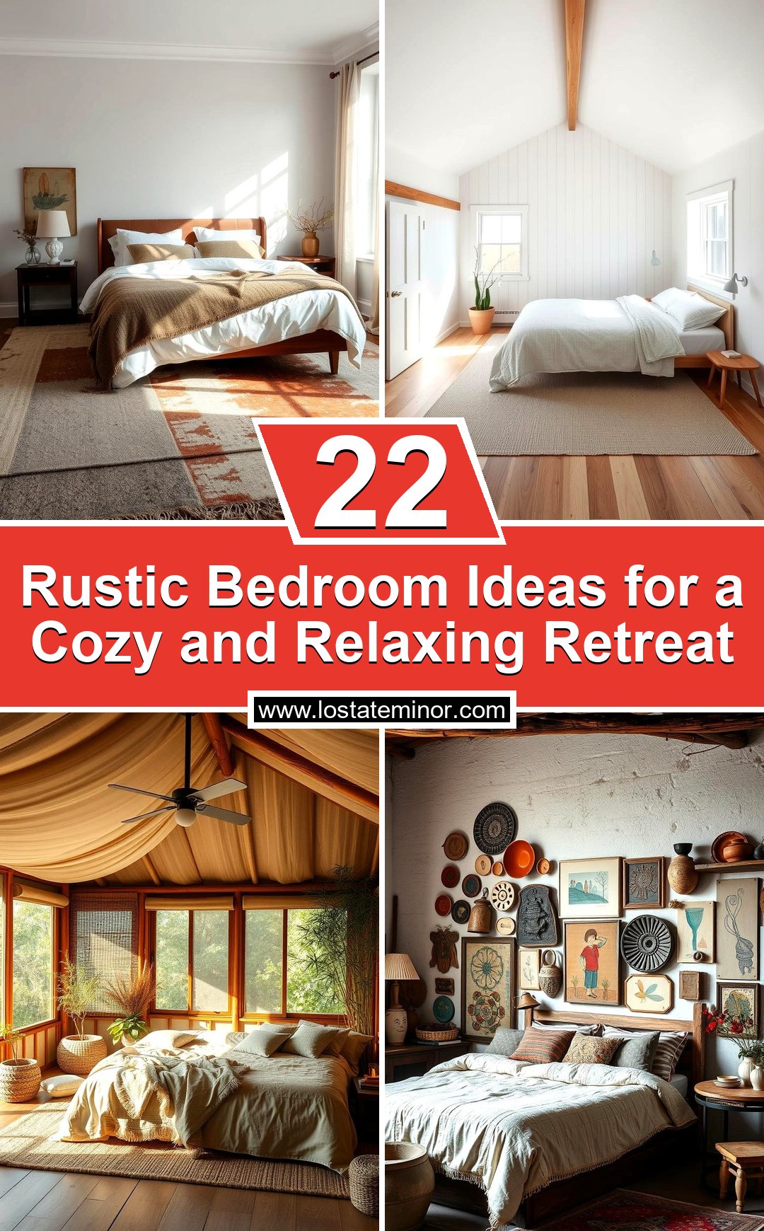 22 Rustic Bedroom Ideas for a Cozy and Relaxing Retreat - Lost At E Minor