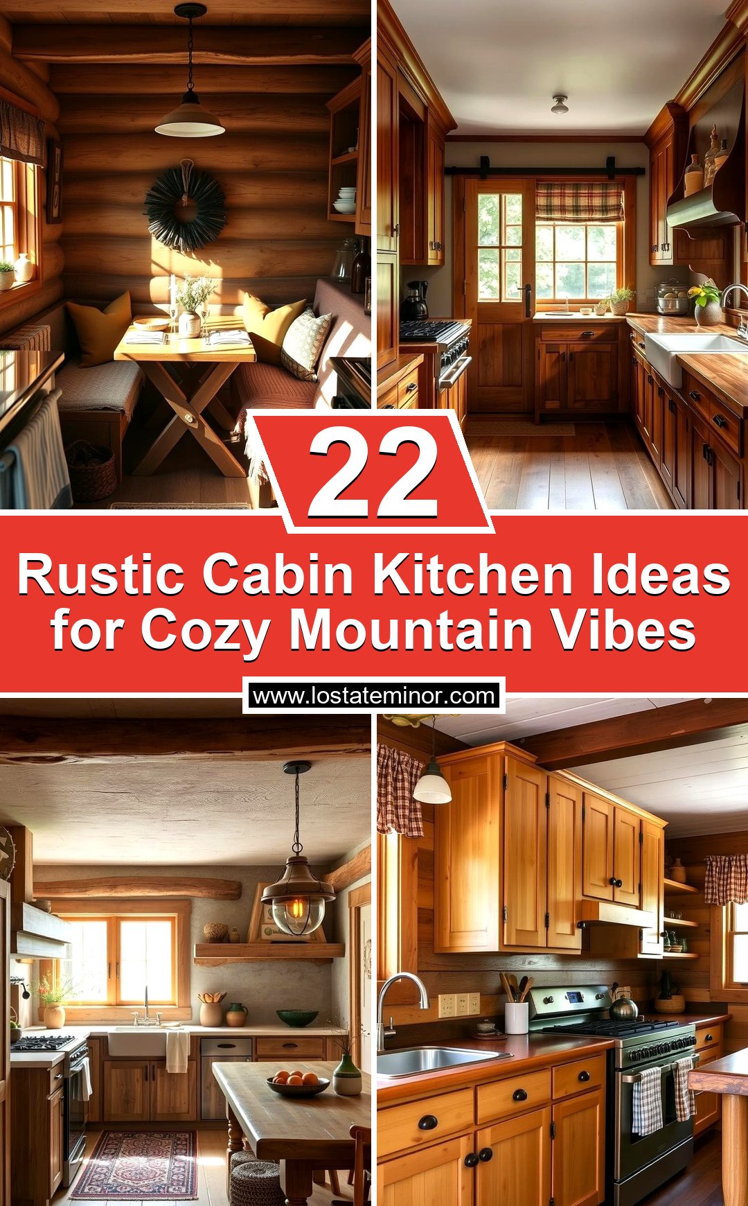 22 Rustic Cabin Kitchen Ideas for Cozy Mountain Vibes - Lost At E Minor
