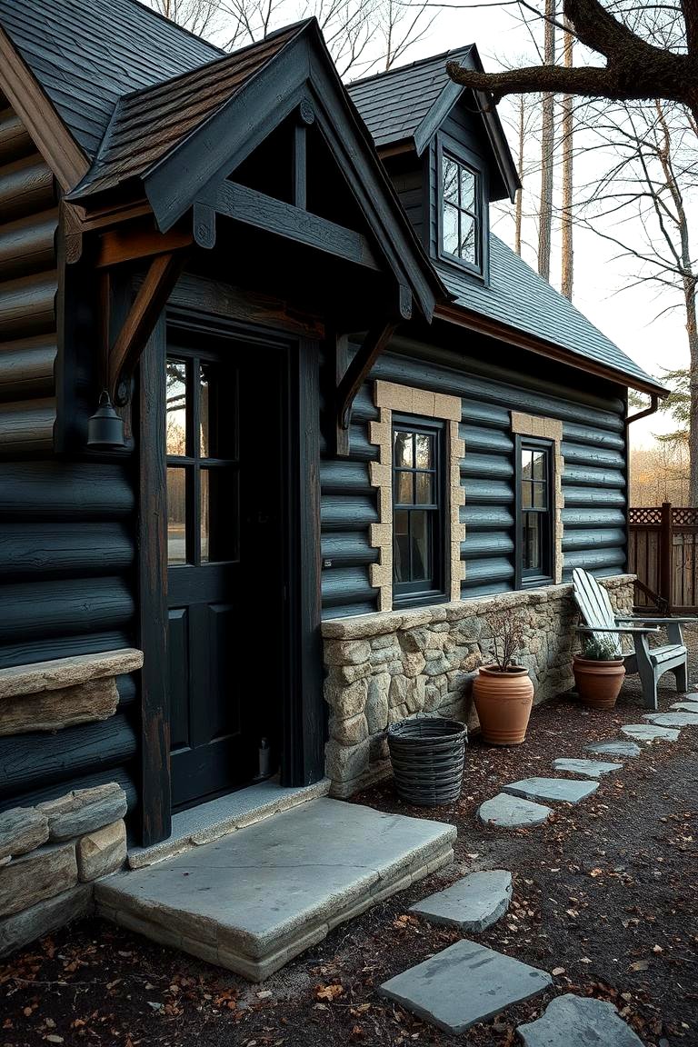 22 Black Siding House Exterior Ideas for Bold Modern Facades - Lost At ...