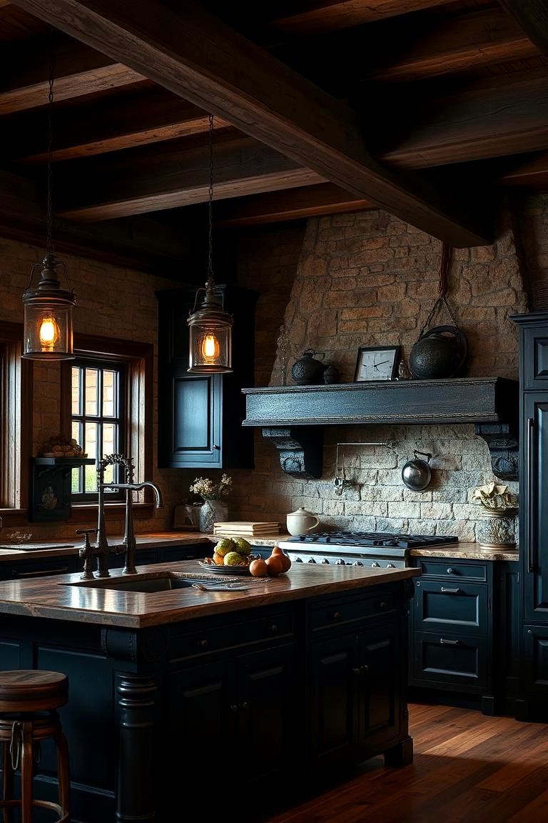 22 Dark Kitchen Ideas for a Modern Culinary Space - Lost At E Minor
