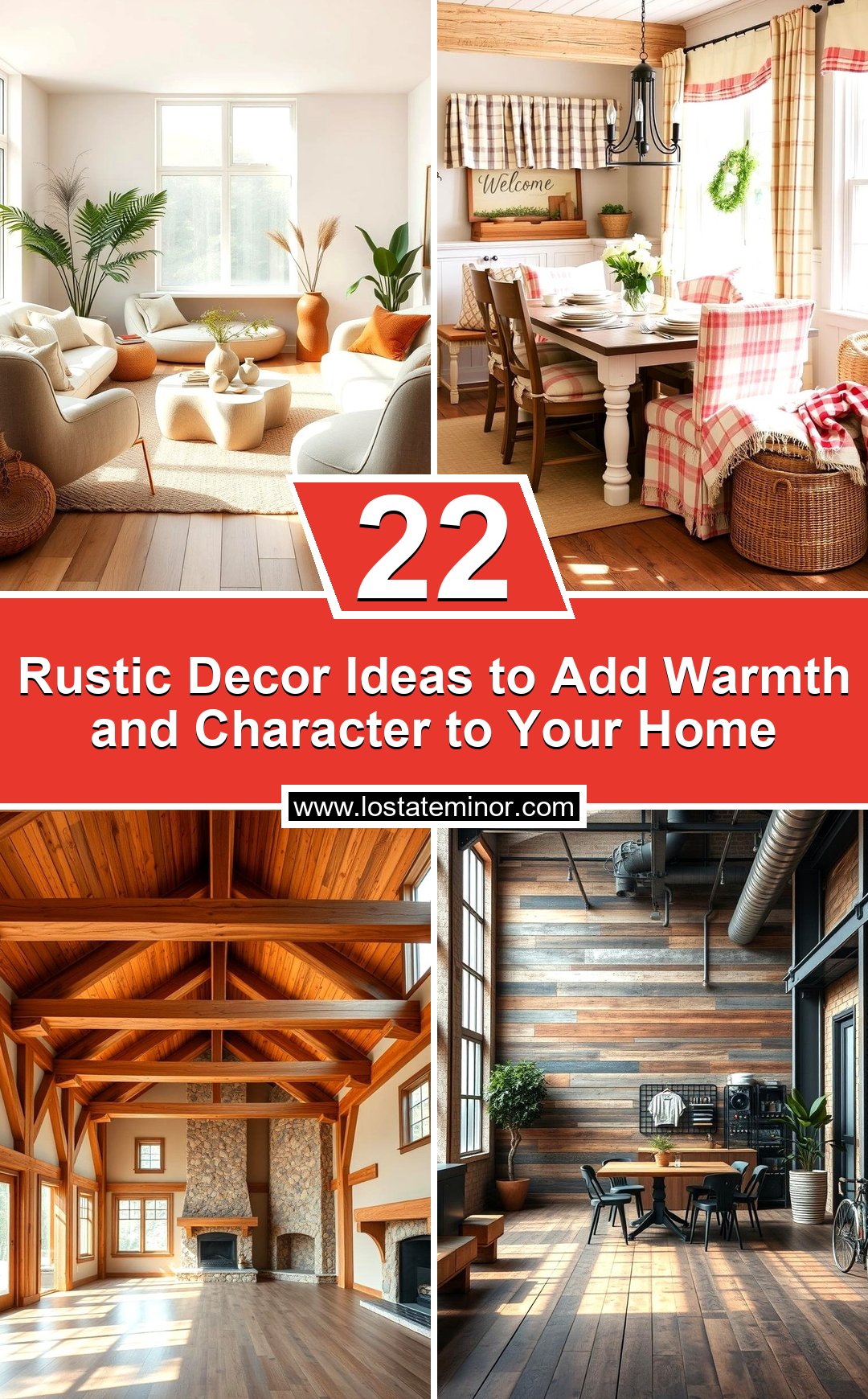 22 Rustic Decor Ideas to Add Warmth and Character to Your Home - Lost ...