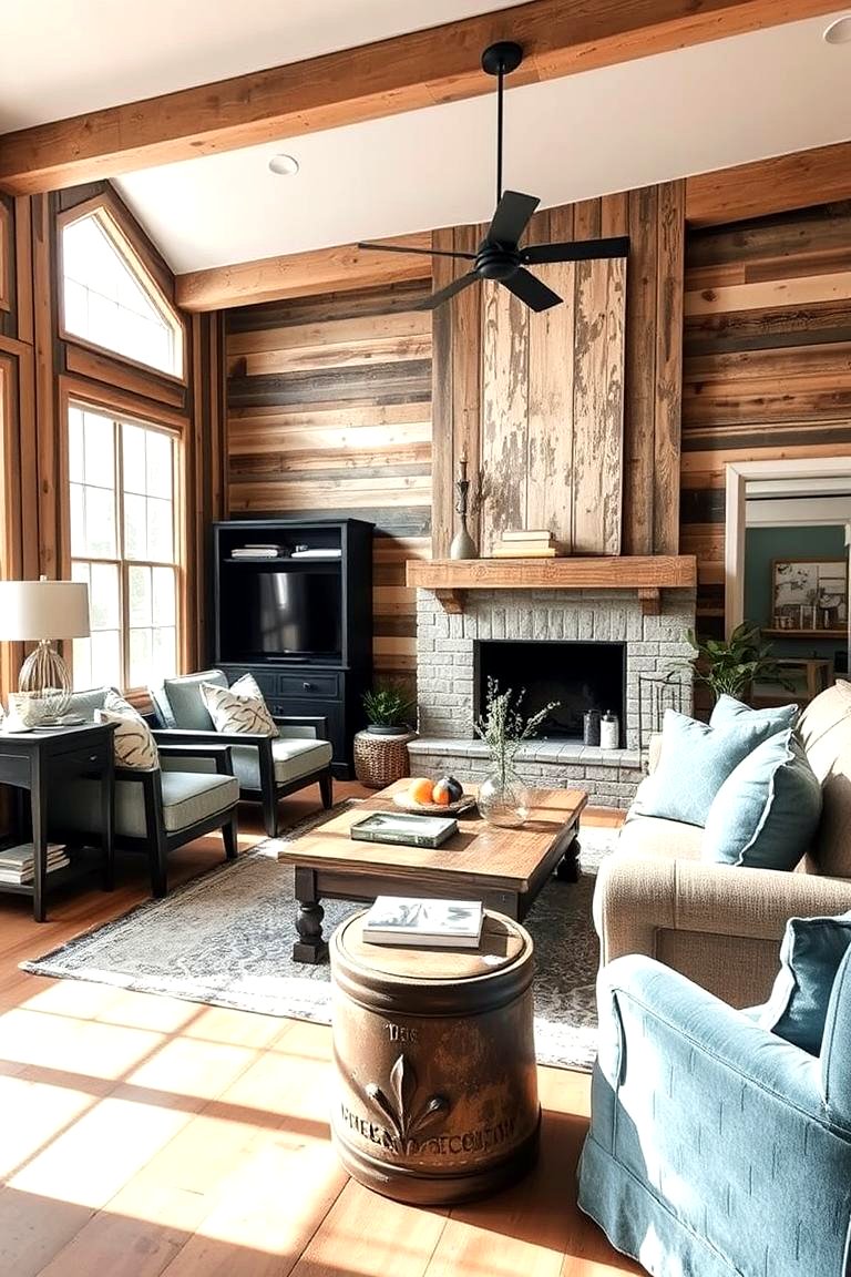 22 Black & Blue Living Room Ideas for Dynamic Contrast - Lost At E Minor