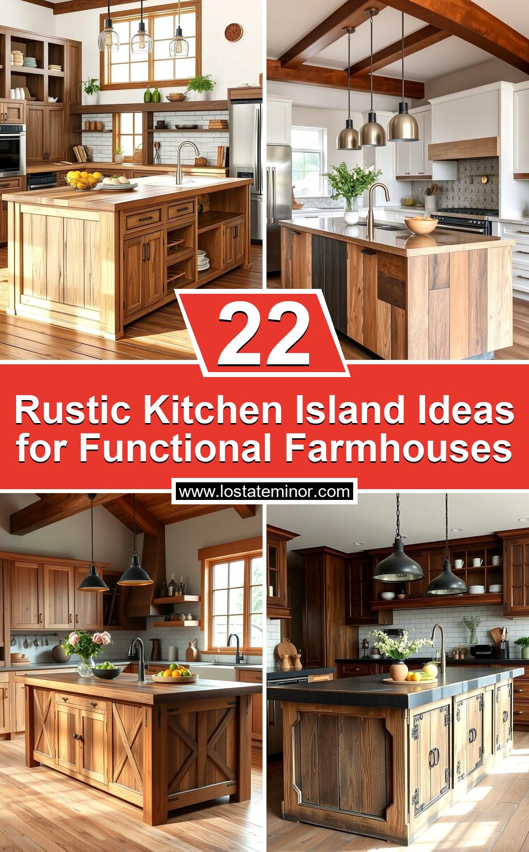 22 Rustic Kitchen Island Ideas for Functional Farmhouses - Lost At E Minor