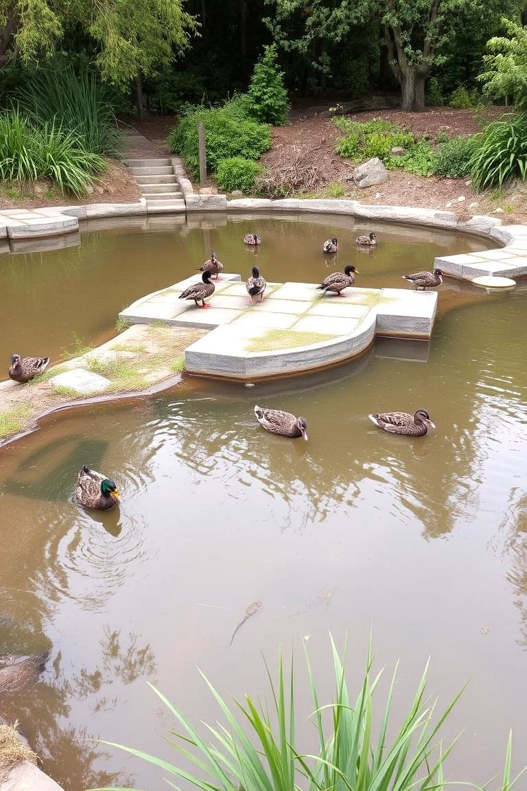 22 Charming Duck Pond Ideas for Garden Landscaping - Lost At E Minor