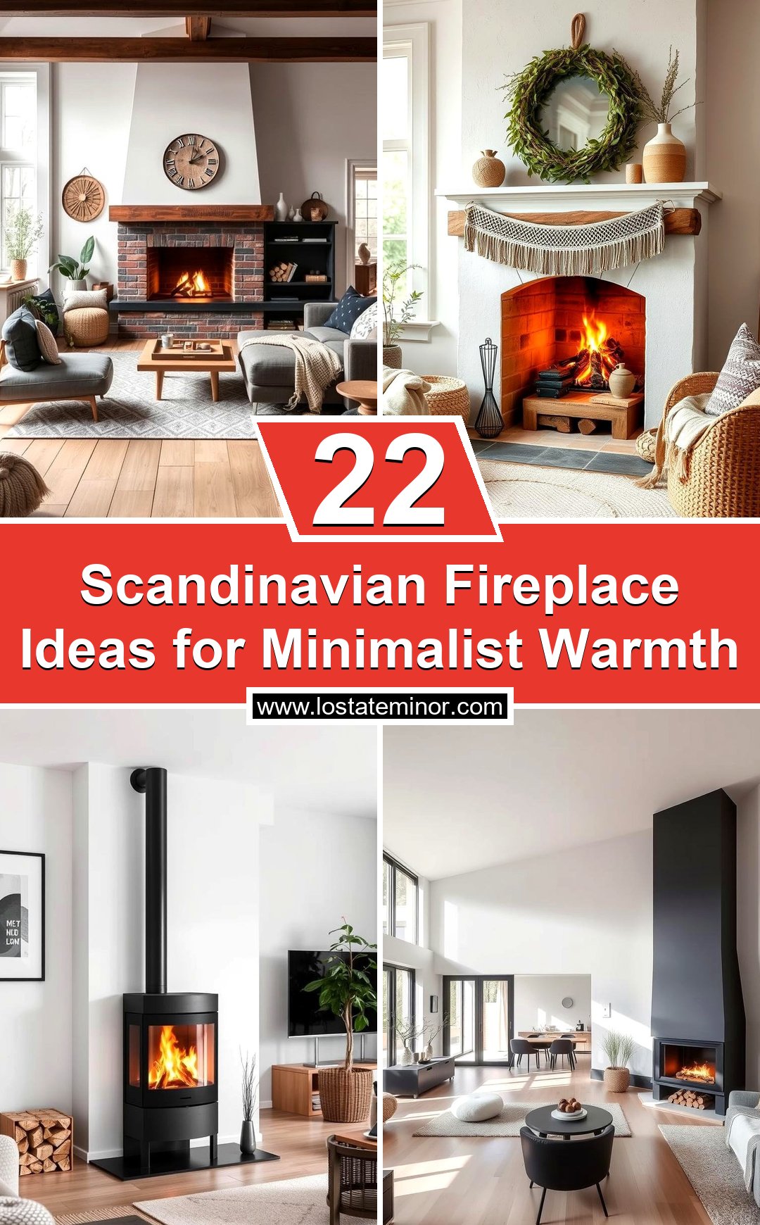 22 Scandinavian Fireplace Ideas for Minimalist Warmth - Lost At E Minor