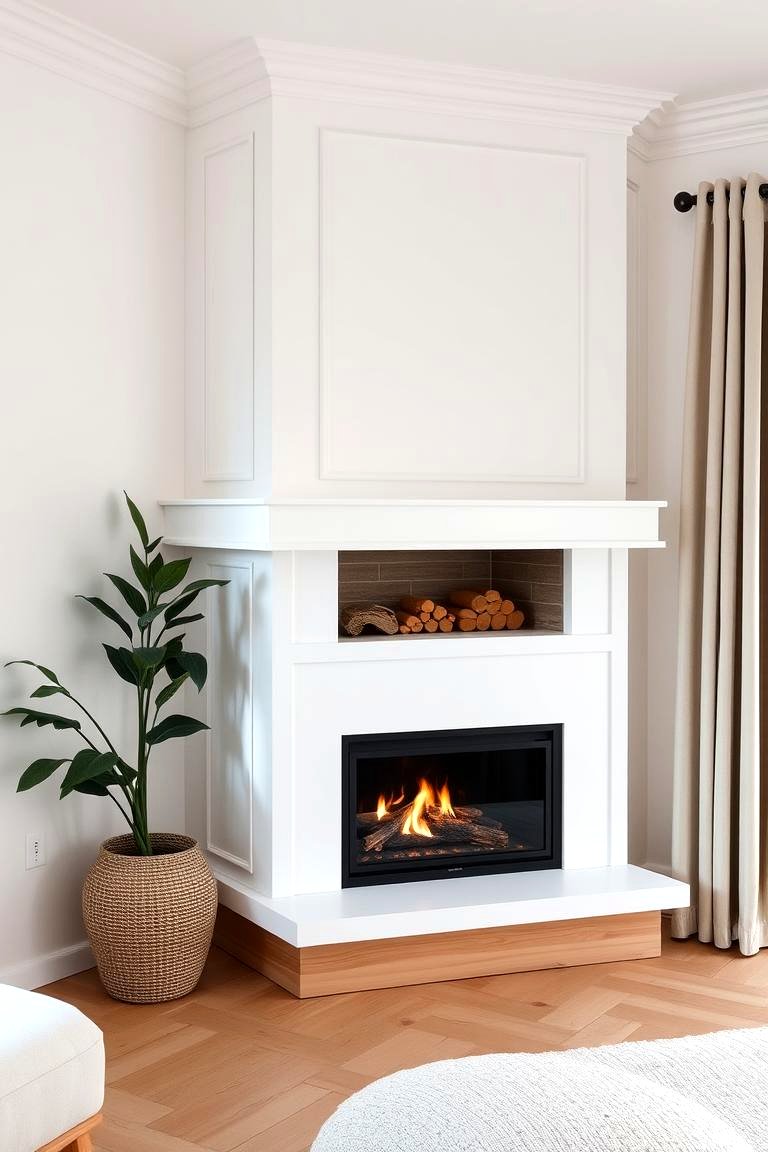 22 Modern Corner Gas Fireplace Ideas for Energy-Efficient Homes - Lost ...