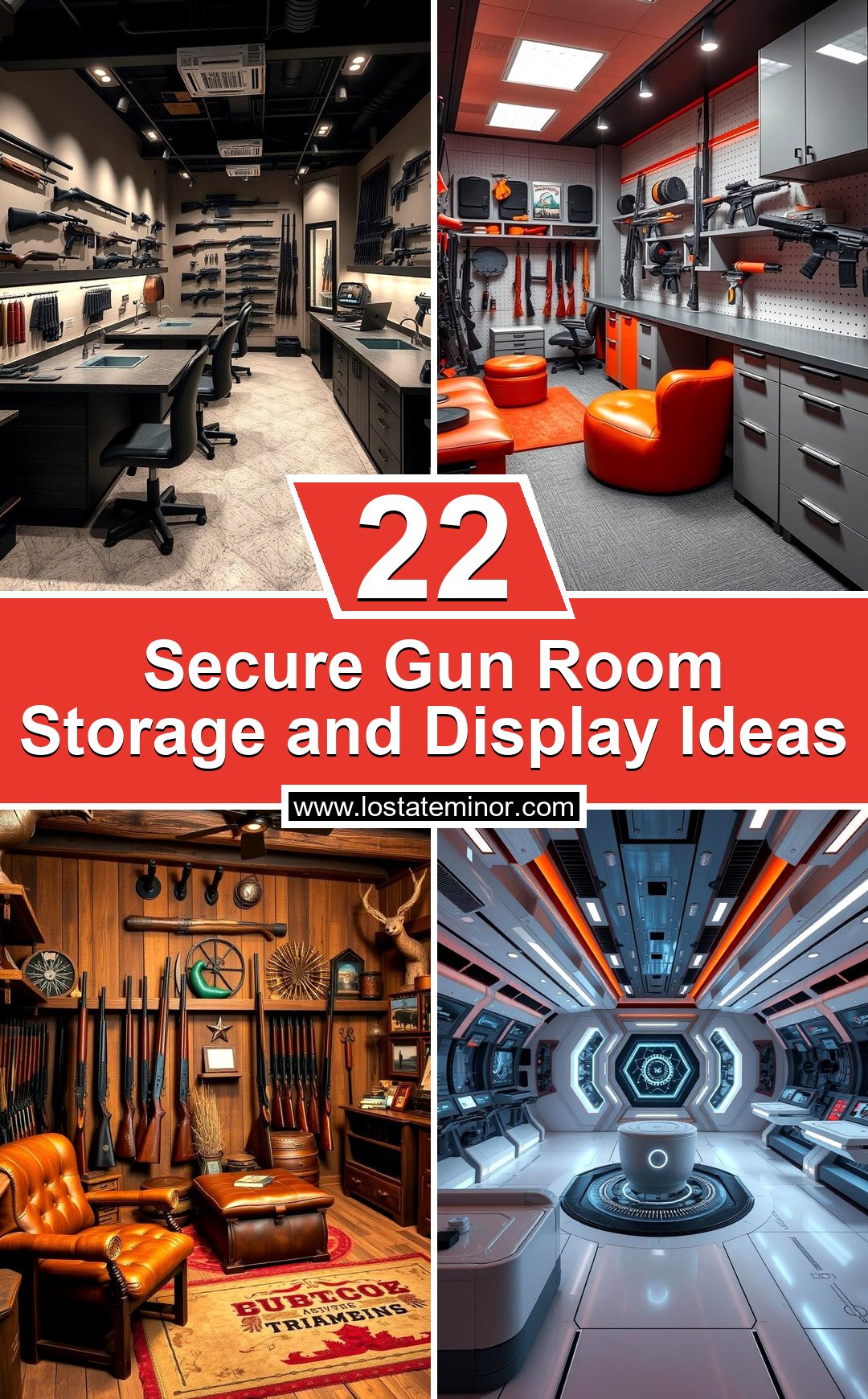 22 Secure Gun Room Storage and Display Ideas - Lost At E Minor