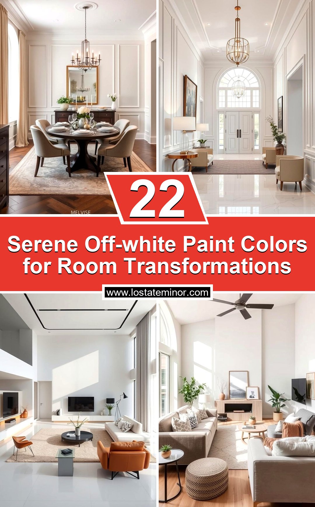 22 Serene Off-white Paint Colors for Room Transformations - Lost At E Minor