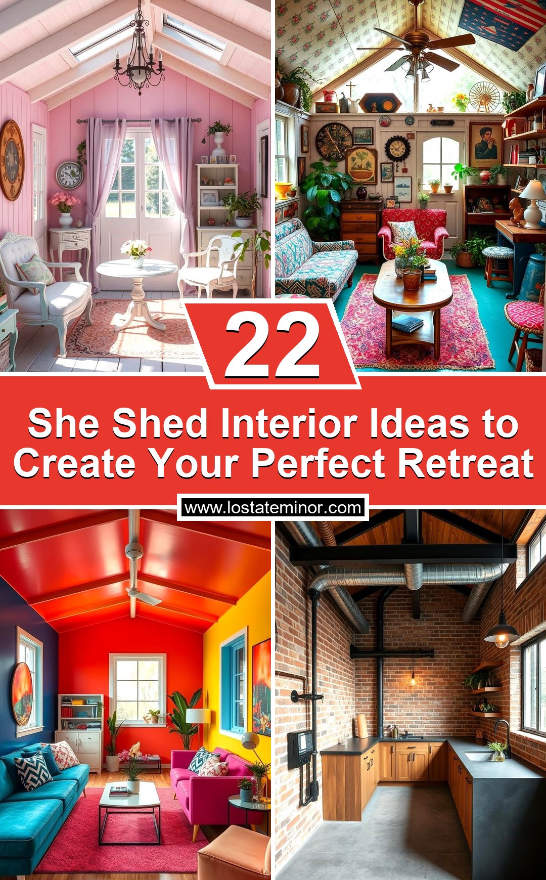 22 She Shed Interior Ideas to Create Your Perfect Retreat - Lost At E Minor