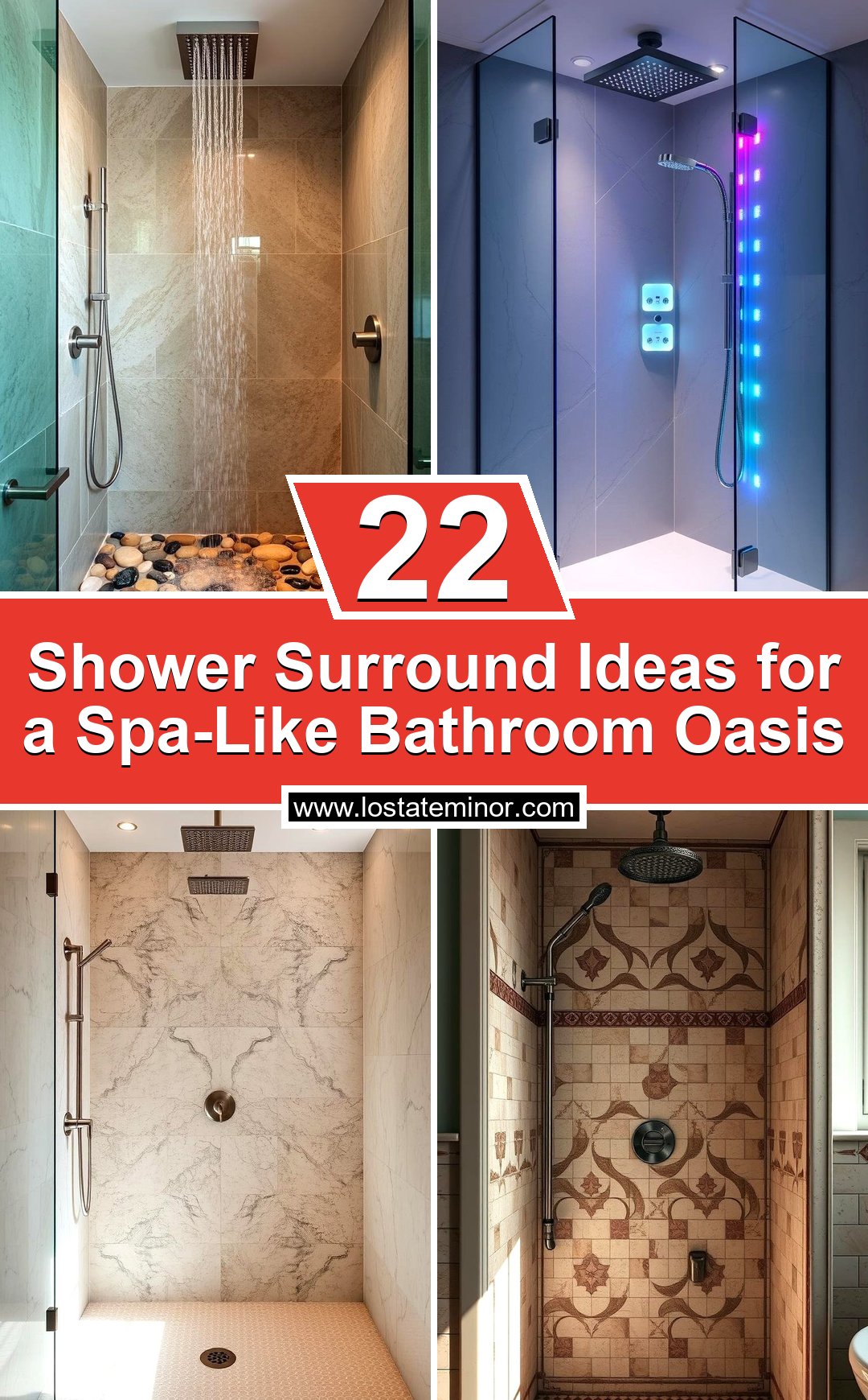 22 Shower Surround Ideas for a Spa-Like Bathroom Oasis - Lost At E Minor