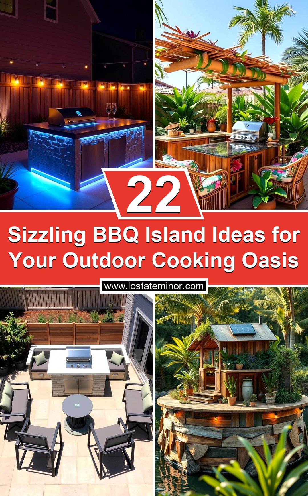 22 Sizzling BBQ Island Ideas for Your Outdoor Cooking Oasis - Lost At E ...