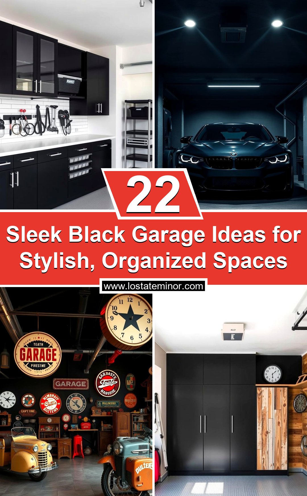 22 Sleek Black Garage Ideas for Stylish, Organized Spaces - Lost At E Minor