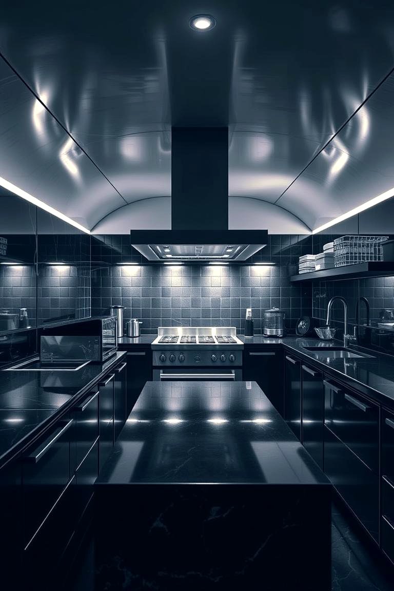 22 Dark Kitchen Ideas for a Modern Culinary Space - Lost At E Minor