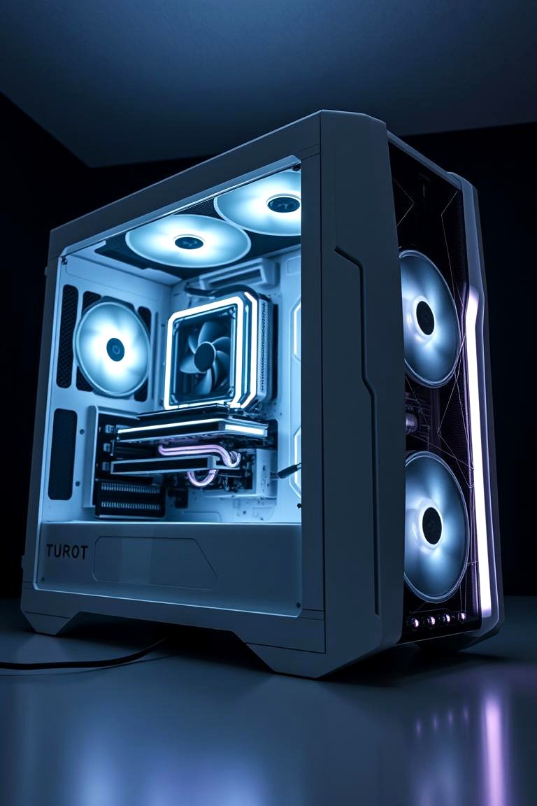 22 All White Gaming Setup Ideas for a Sleek Modern Look - Lost At E Minor