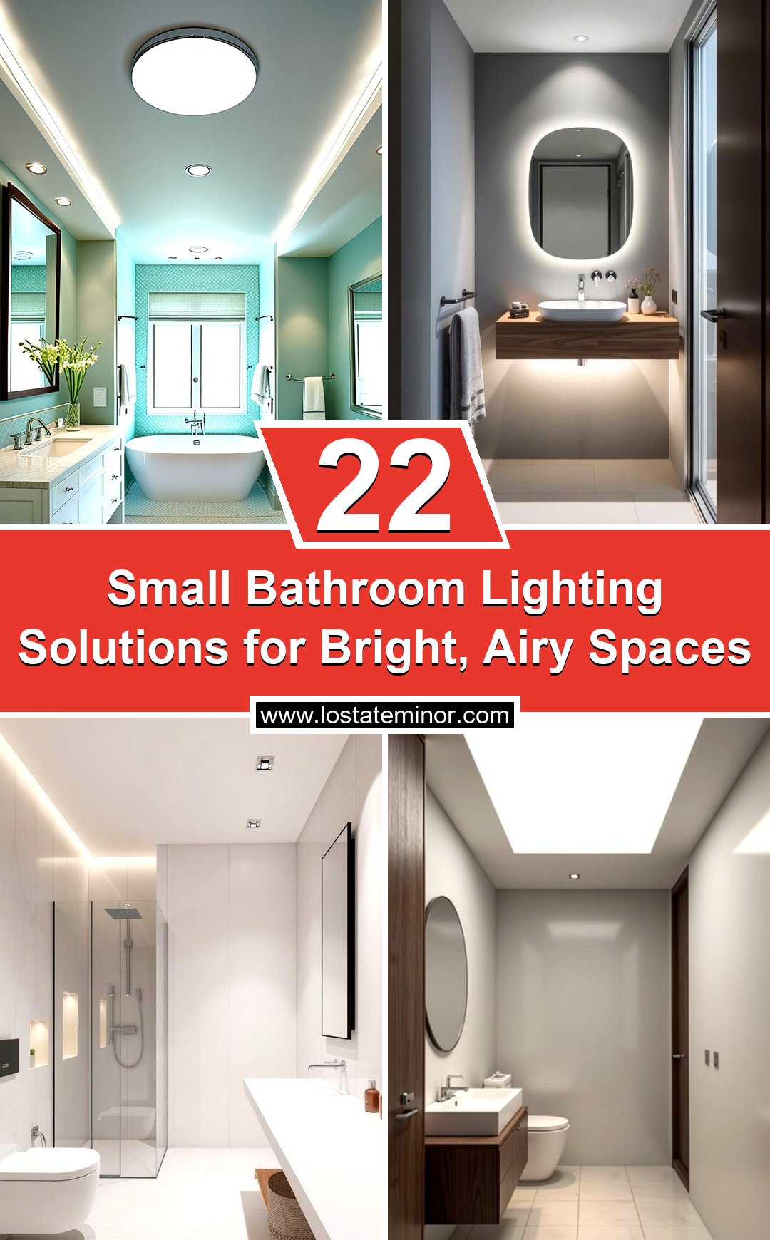 22 Small Bathroom Lighting Solutions for Bright, Airy Spaces - Lost At E Minor
