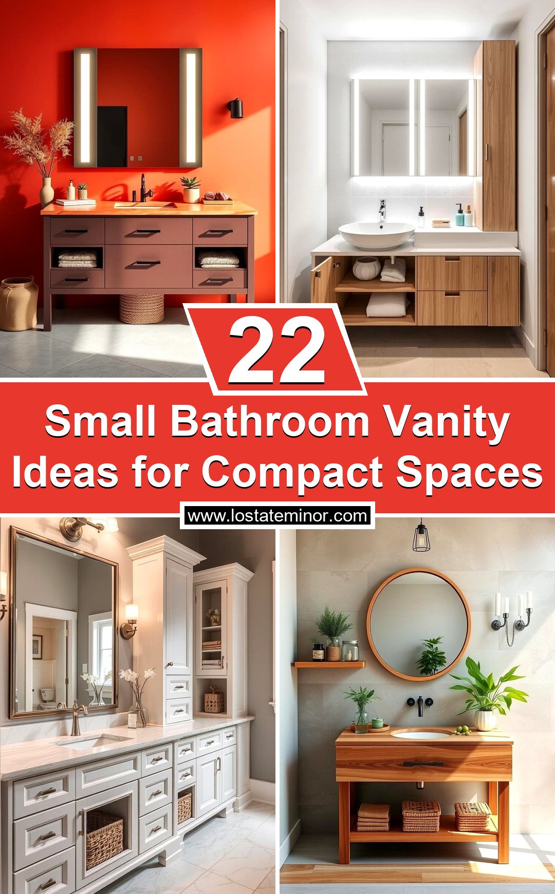 22 Small Bathroom Vanity Ideas for Compact Spaces - Lost At E Minor