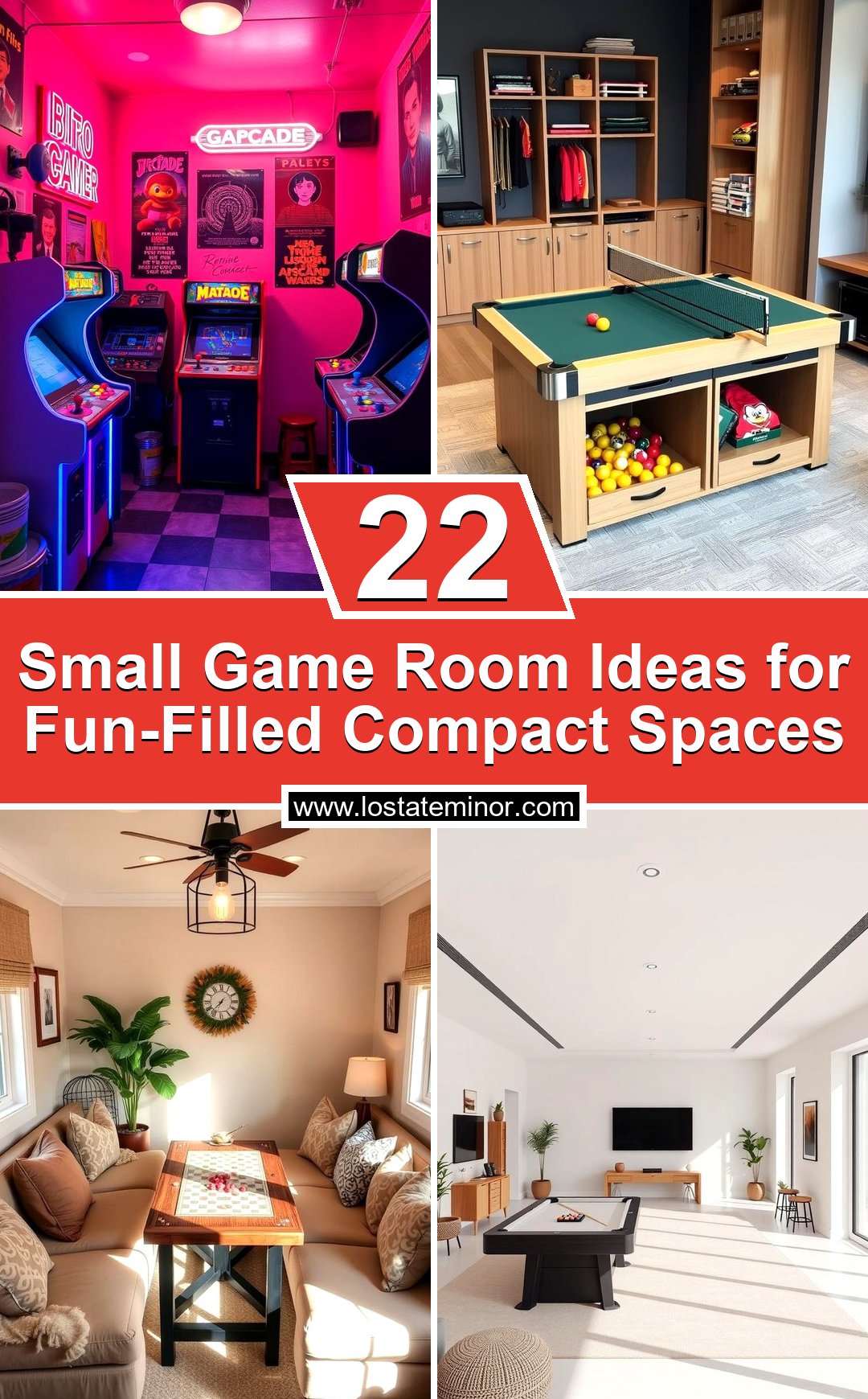 22 Small Game Room Ideas for Fun-Filled Compact Spaces - Lost At E Minor