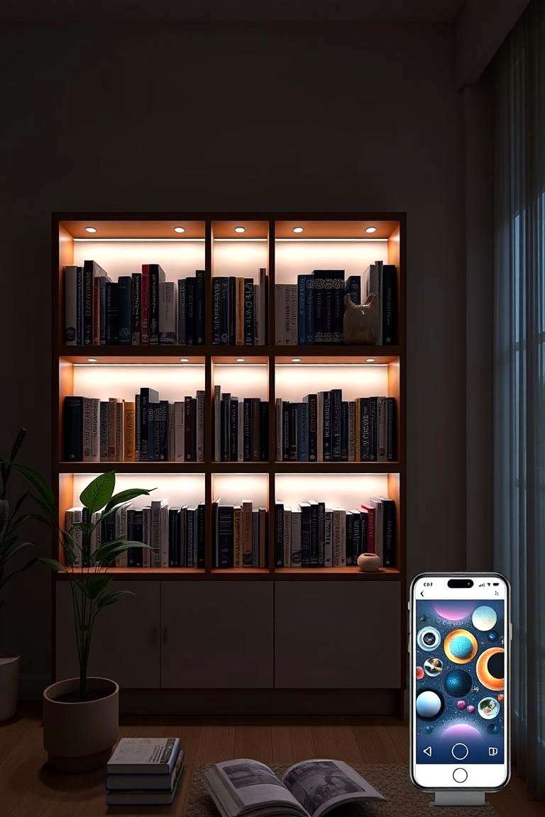 22 Bookshelf Lighting Ideas to Showcase Your Collection - Lost At E Minor