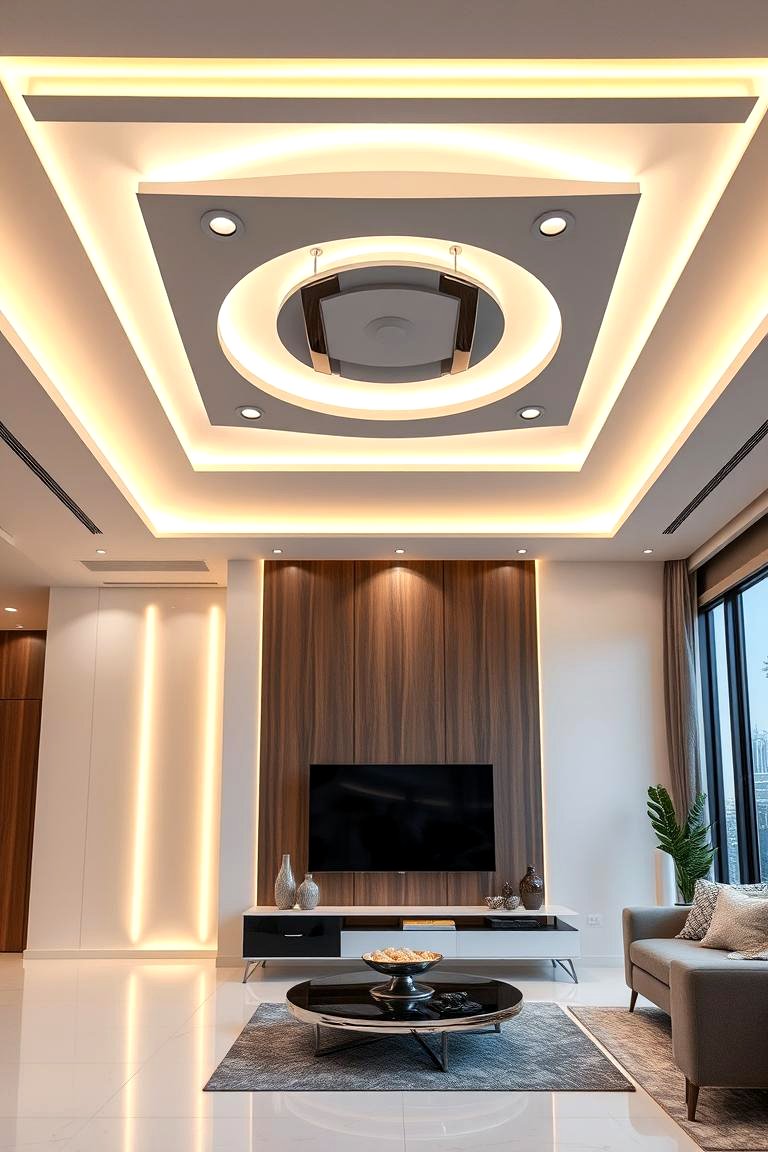 22 Pop Ceiling Design Ideas for Contemporary Homes - Lost At E Minor