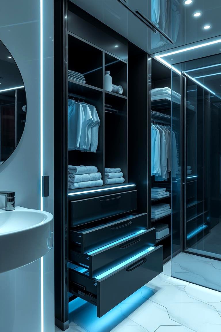 22 Bathroom Closet Ideas for Organized & Stylish Spaces - Lost At E Minor