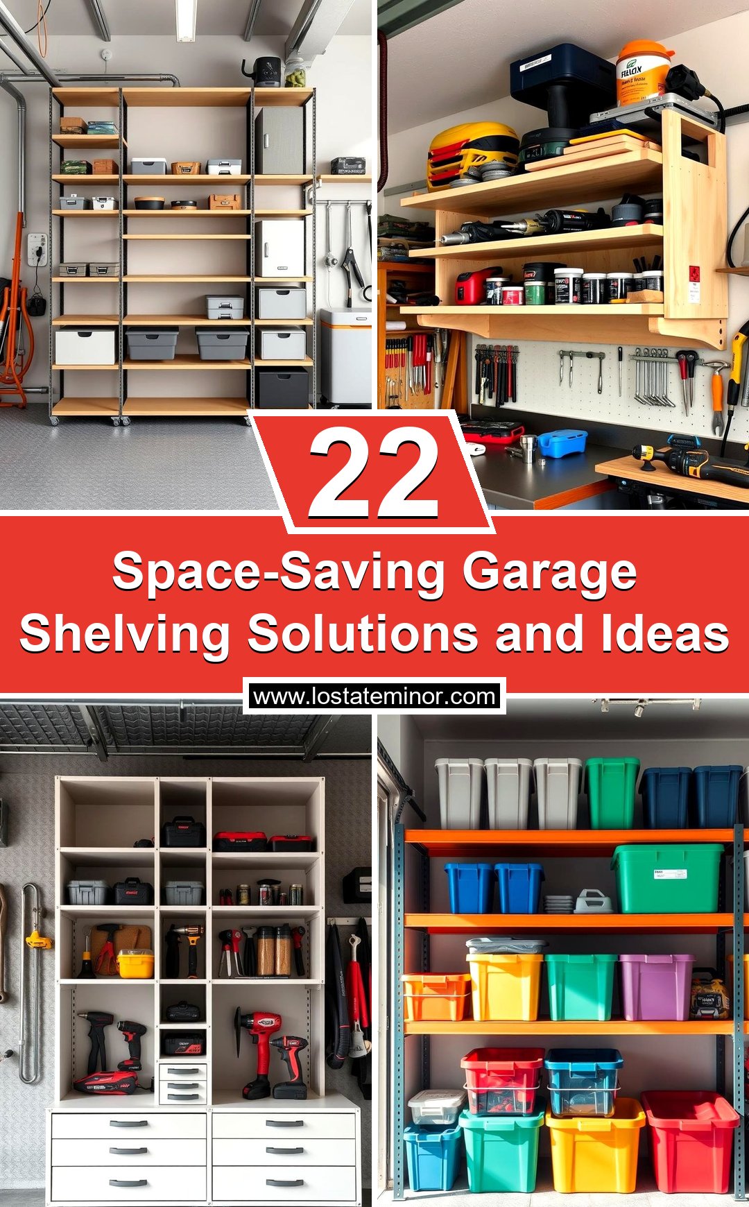 22 Space-Saving Garage Shelving Solutions & Ideas - Lost At E Minor