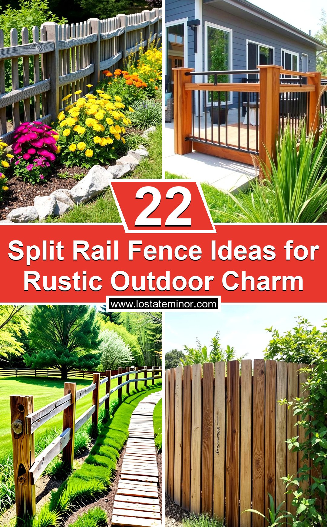 22 Split Rail Fence Ideas for Rustic Outdoor Charm - Lost At E Minor