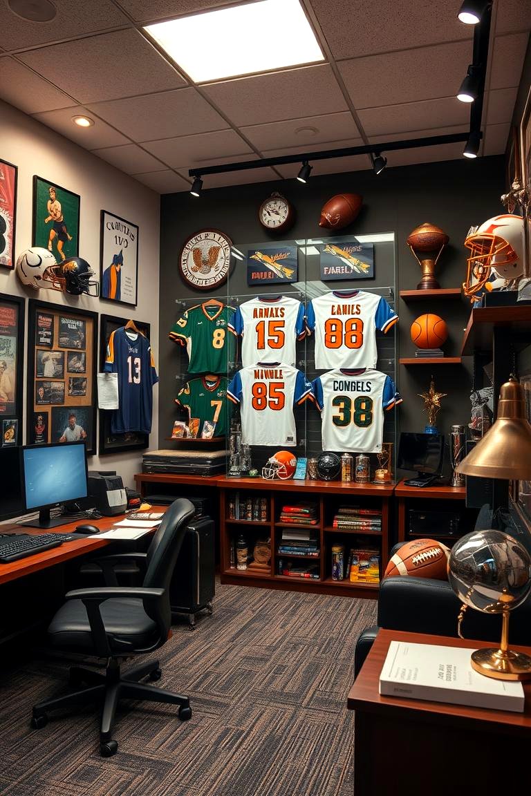 22 Man Cave Office Ideas: Industrial Desks & Sports Decor - Lost At E Minor