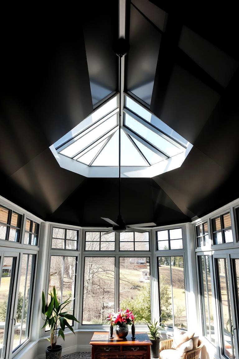22 Black Sunroom Ideas to Create a Cozy & Inviting Retreat - Lost At E ...
