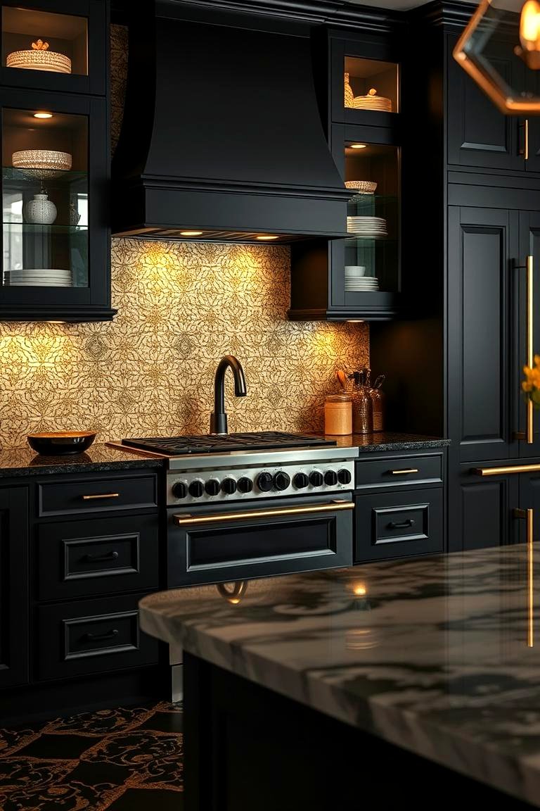 22 Black & Gold Kitchen Ideas: Luxurious Culinary Spaces - Lost At E Minor