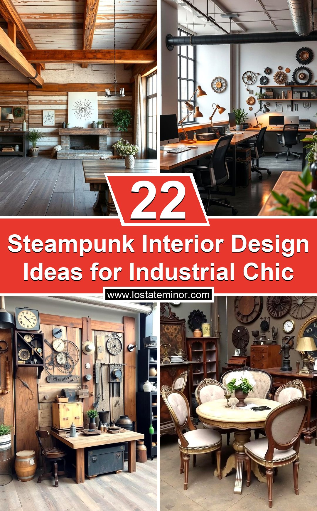 22 Steampunk Interior Design Ideas for Industrial Chic - Lost At E Minor