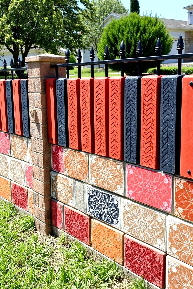 22 Cinder Block Fence Ideas for Durable Outdoor Design - Lost At E Minor
