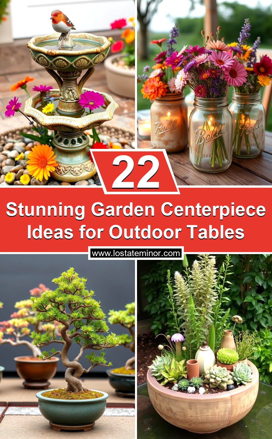 22 Stunning Garden Centerpiece Ideas for Outdoor Tables - Lost At E Minor