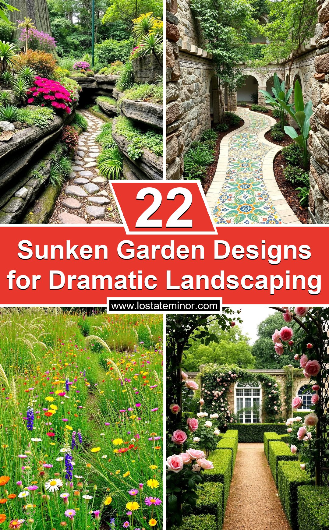 22 Sunken Garden Designs for Dramatic Landscaping - Lost At E Minor