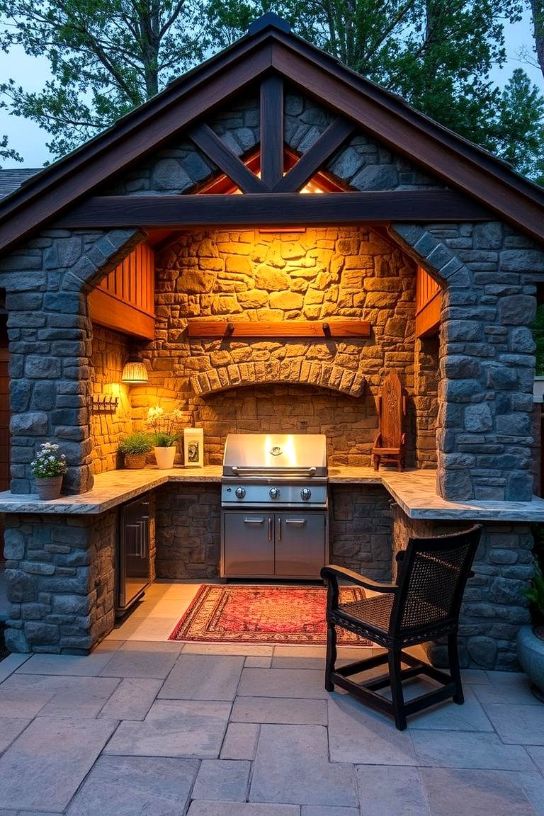 22 BBQ Area Ideas for Ultimate Outdoor Entertaining - Lost At E Minor
