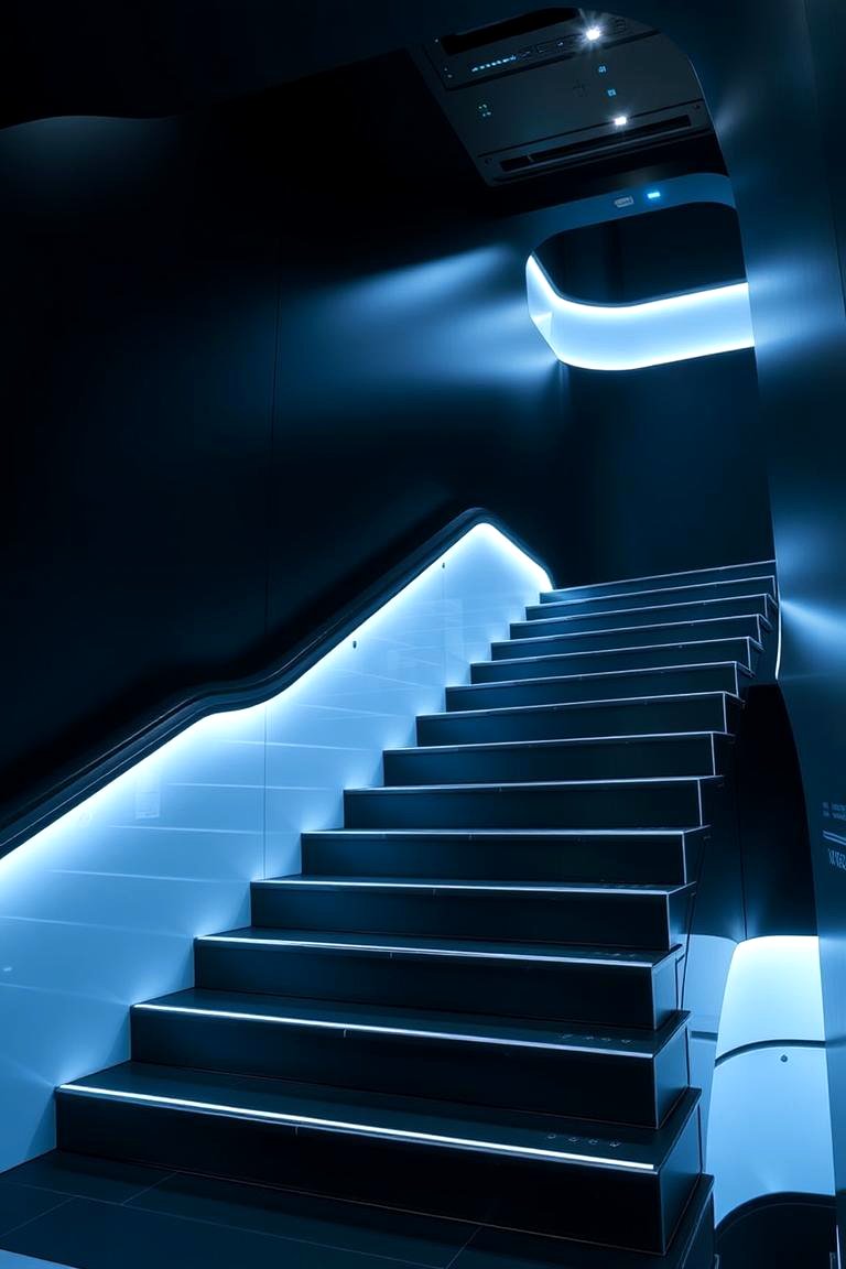 22 Black Staircase Ideas for Striking Modern & Industrial Homes - Lost ...