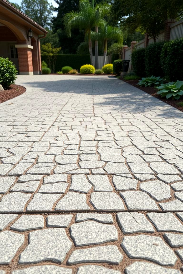 22 Concrete Driveway Ideas for Durable & Stylish Home Entries - Lost At ...