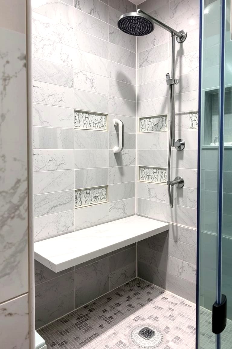 22 Functional Walk-In Shower Ideas With Bench Seating - Lost At E Minor
