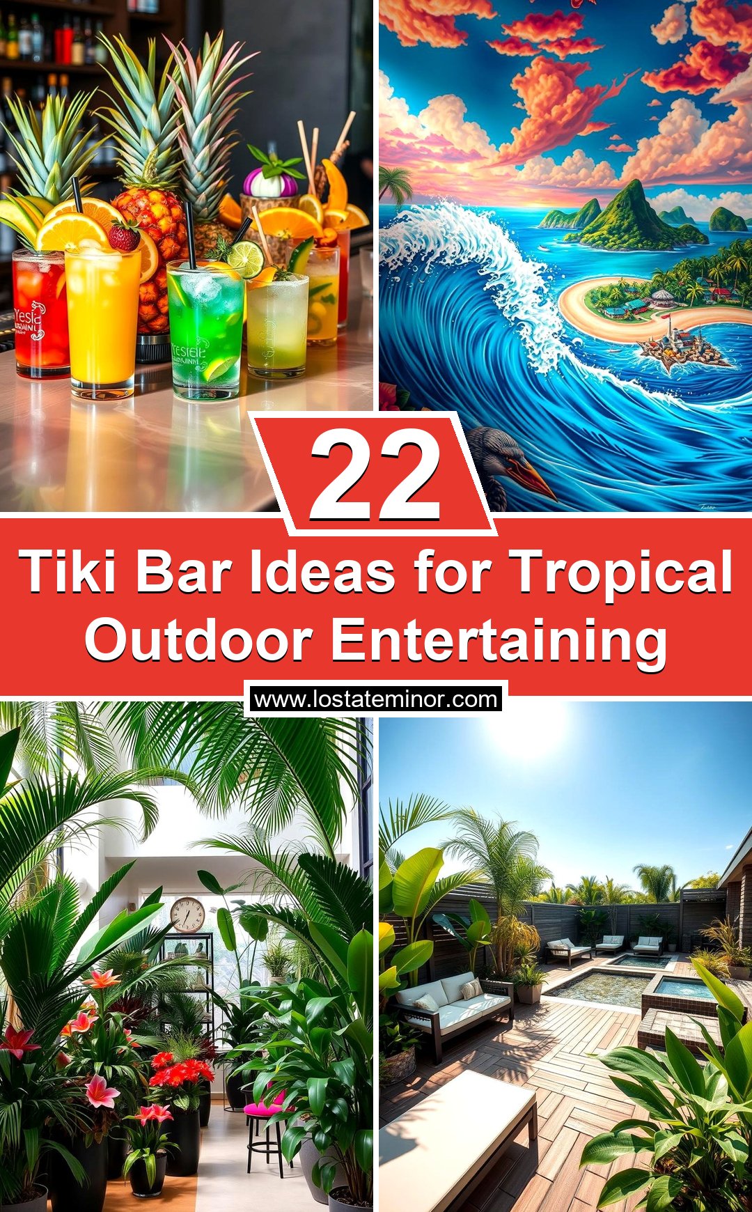 22 Tiki Bar Ideas for Tropical Outdoor Entertaining - Lost At E Minor